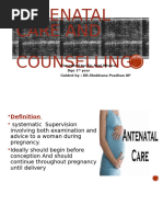 Antenatal Care Card | PDF | Gynaecology | Sexual Reproduction