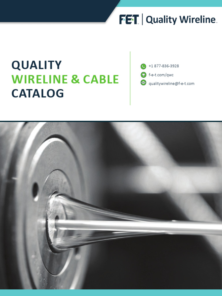 Quality Wireline Cable Catalog | PDF | Insulator (Electricity ...