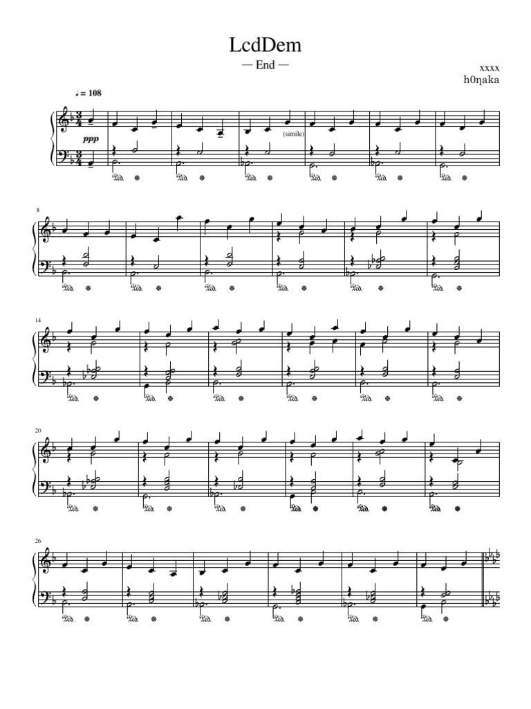LcdDem OST - End | PDF