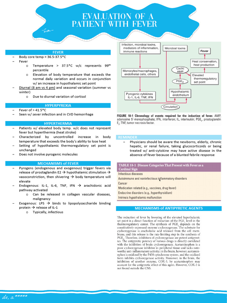 IM - Evaluation of Fever | PDF | Fever | Medicine