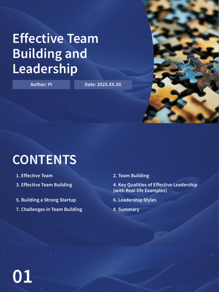 Copy of Effective Team Building and L... | PDF | Team Building | Leadership