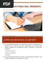 Definición y Elementos del Párrafo | PDF | Oración (Lingüística)