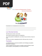 Los Mandamientos - Sopa de Letras | PDF | Deportes | Ocio