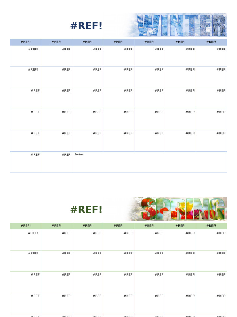 Seasonal Calendar2 | PDF