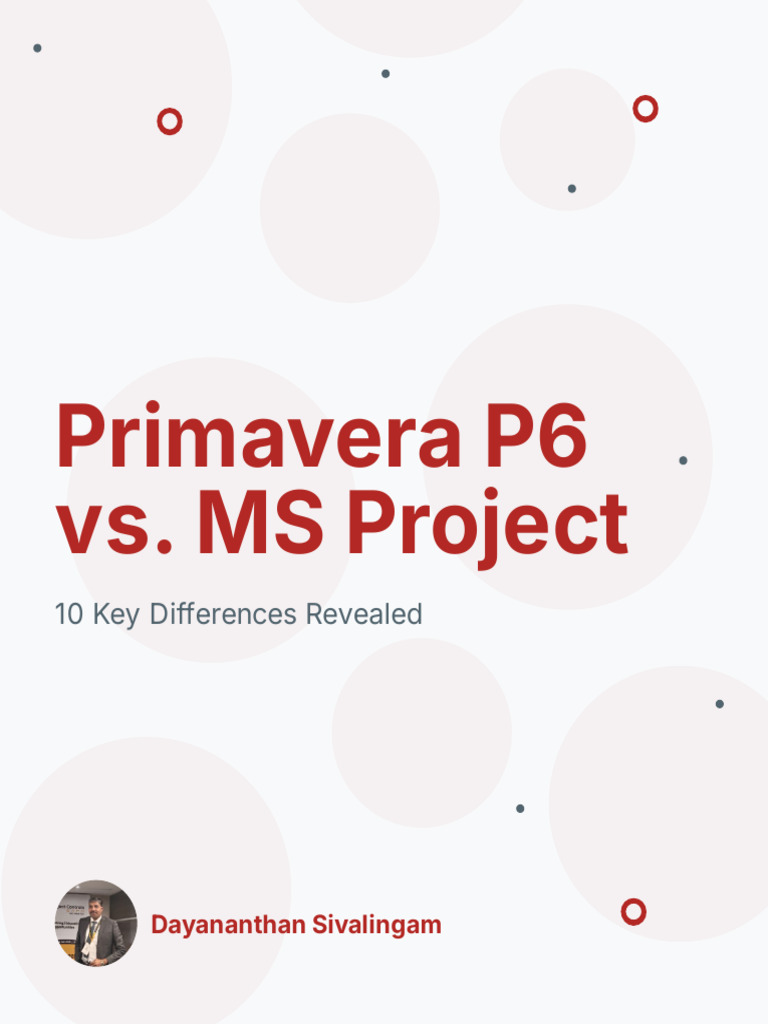 Primavera P6 vs MS Project: Key Differences | PDF