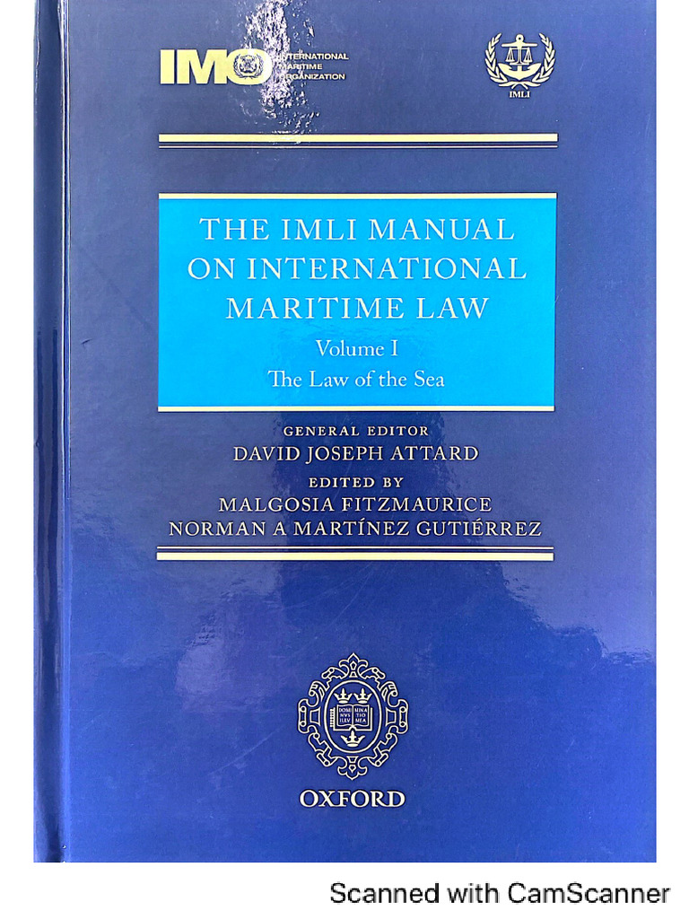 IMLI Vol. 1 Law of The Sea | PDF