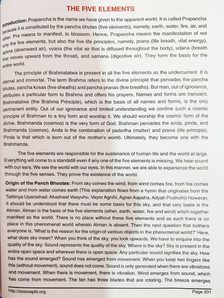 The Five Elements | PDF