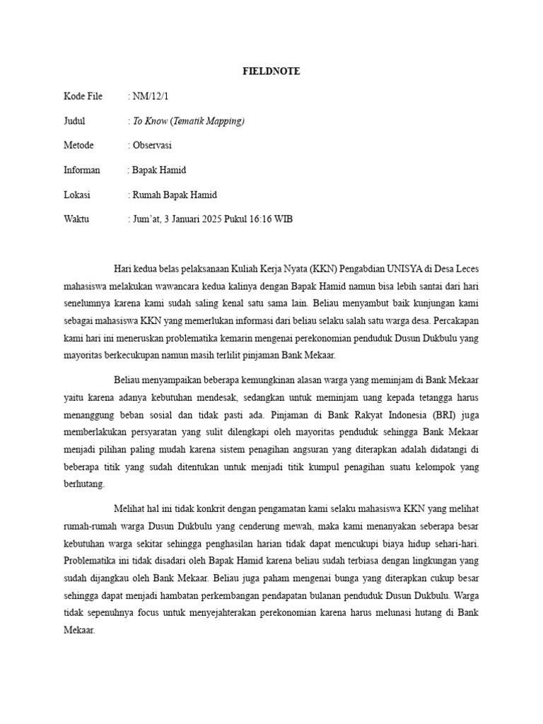 Nazil 03012025 Thematic Mapping | PDF