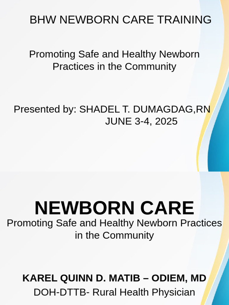 Essential Newborn Care | PDF | Infants | Breastfeeding
