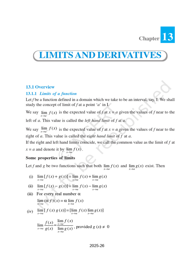 Limits | PDF | Function (Mathematics) | Polynomial