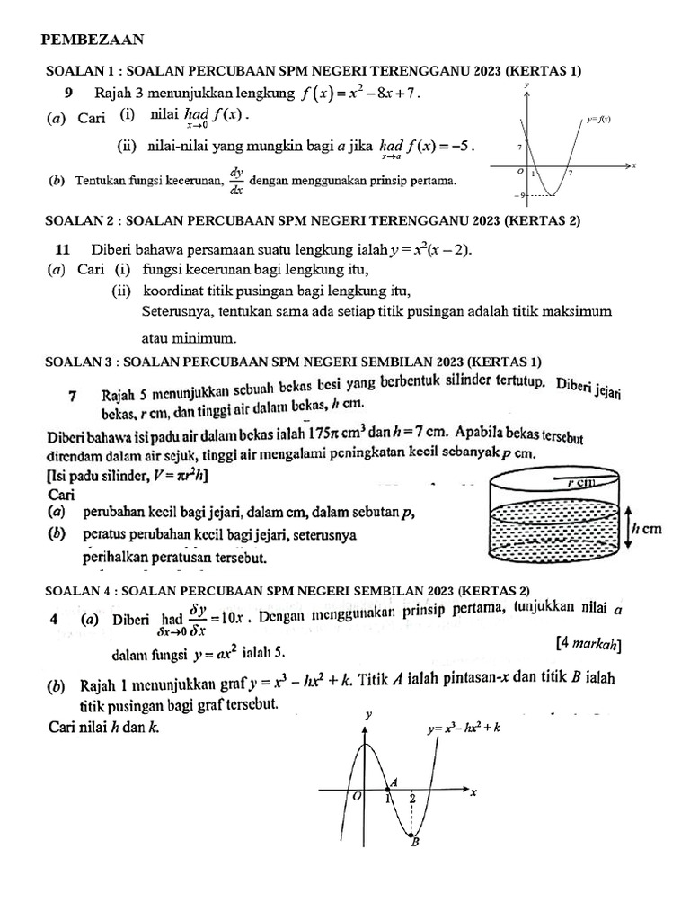 SPM 2023 Pembezaan | PDF