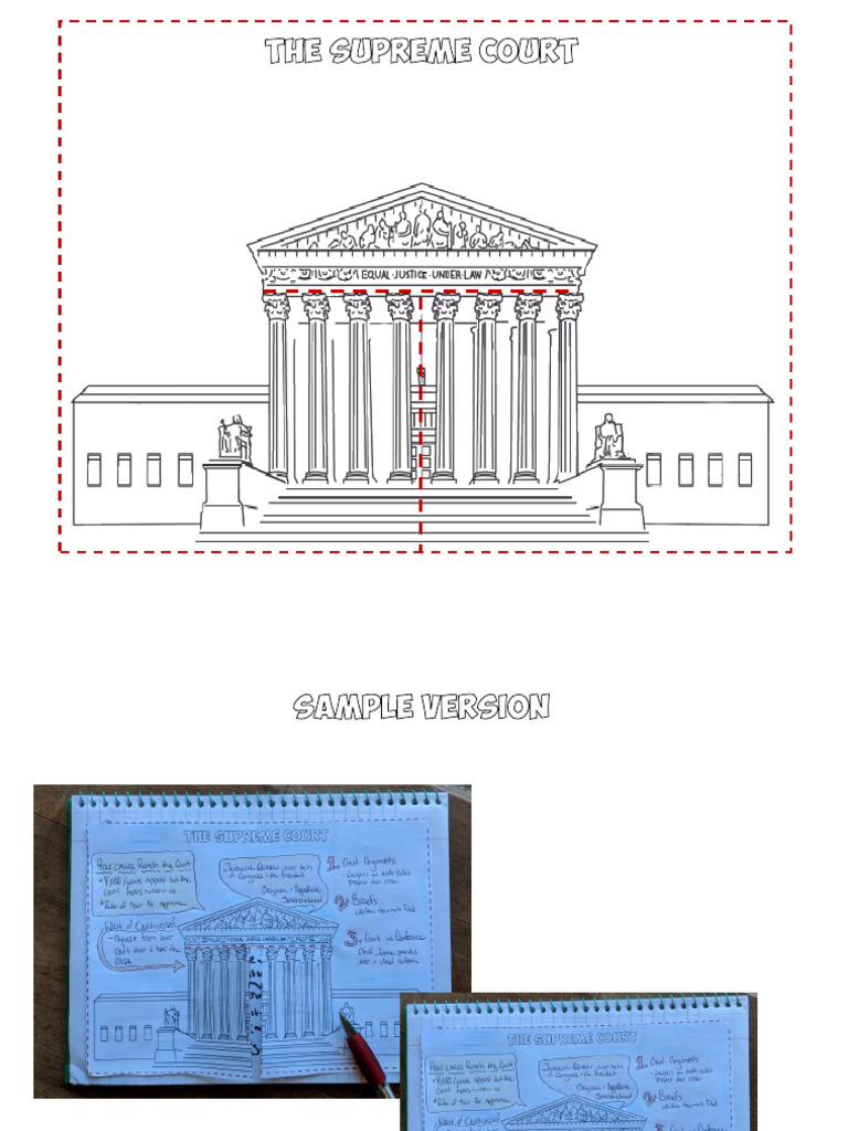 02 - Supreme Court Interactive Notebook Foldable | PDF