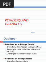 Understanding Powders and Granules in Pharmaceutics | PDF | Tablet ...