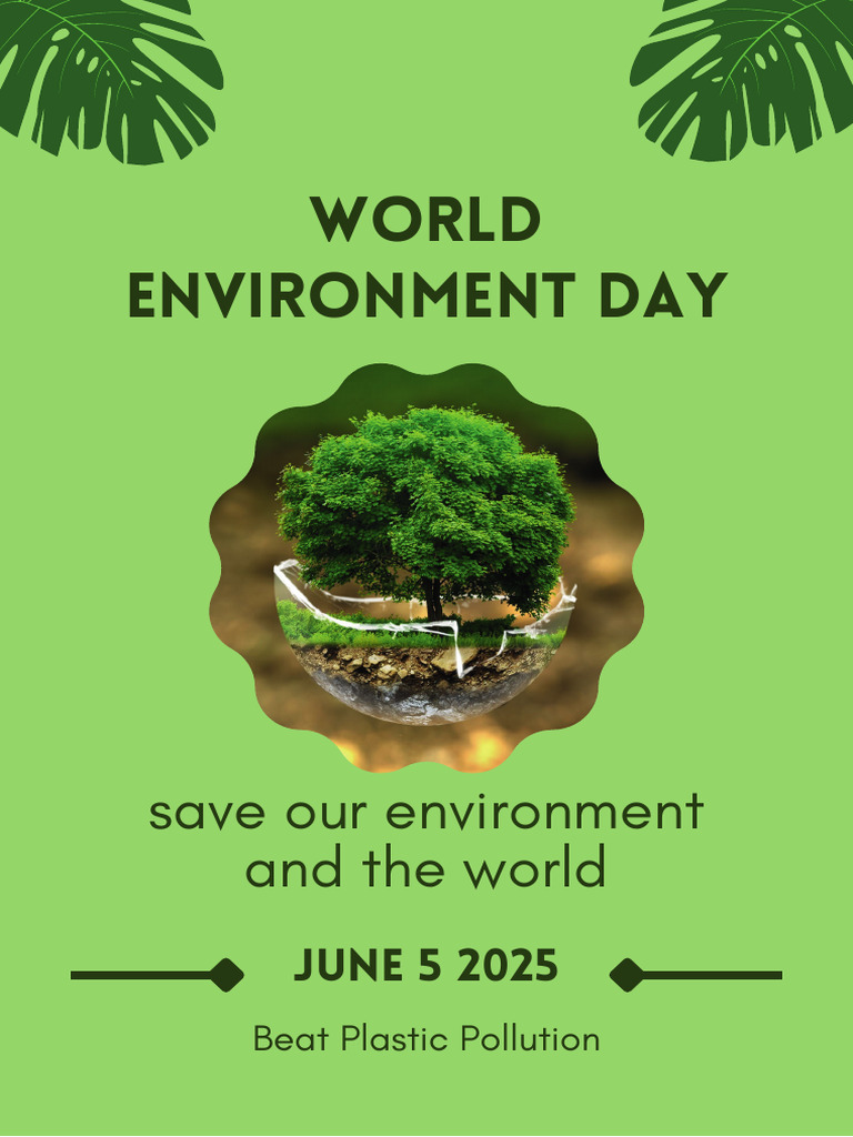 Green Simple World Environment Day Poster | PDF