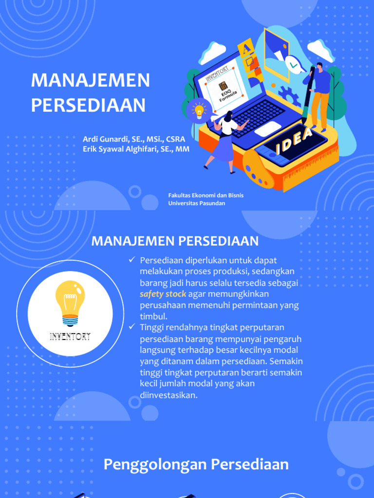 Manajemen Persediaan | PDF