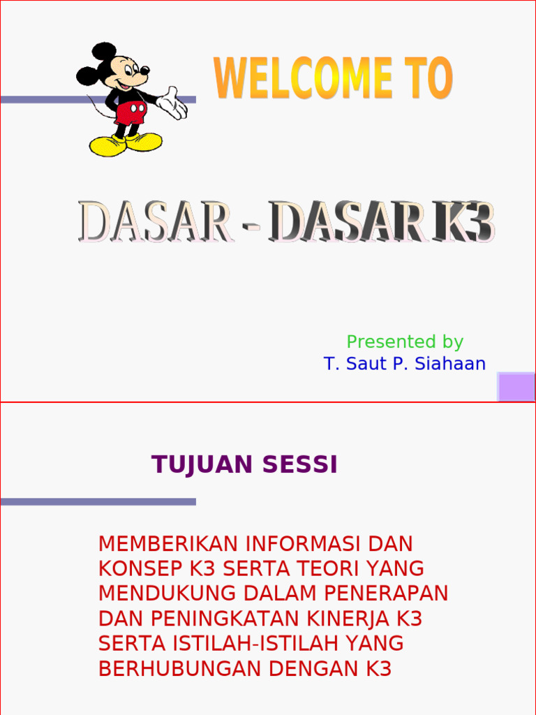 Dasar Dasar K3 1 Pdf