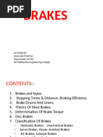 Drum Brakes Construction and Working With Diagram | PDF
