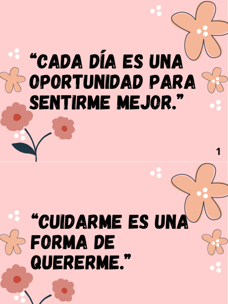 Fichas Con Frases Motivadoras | PDF