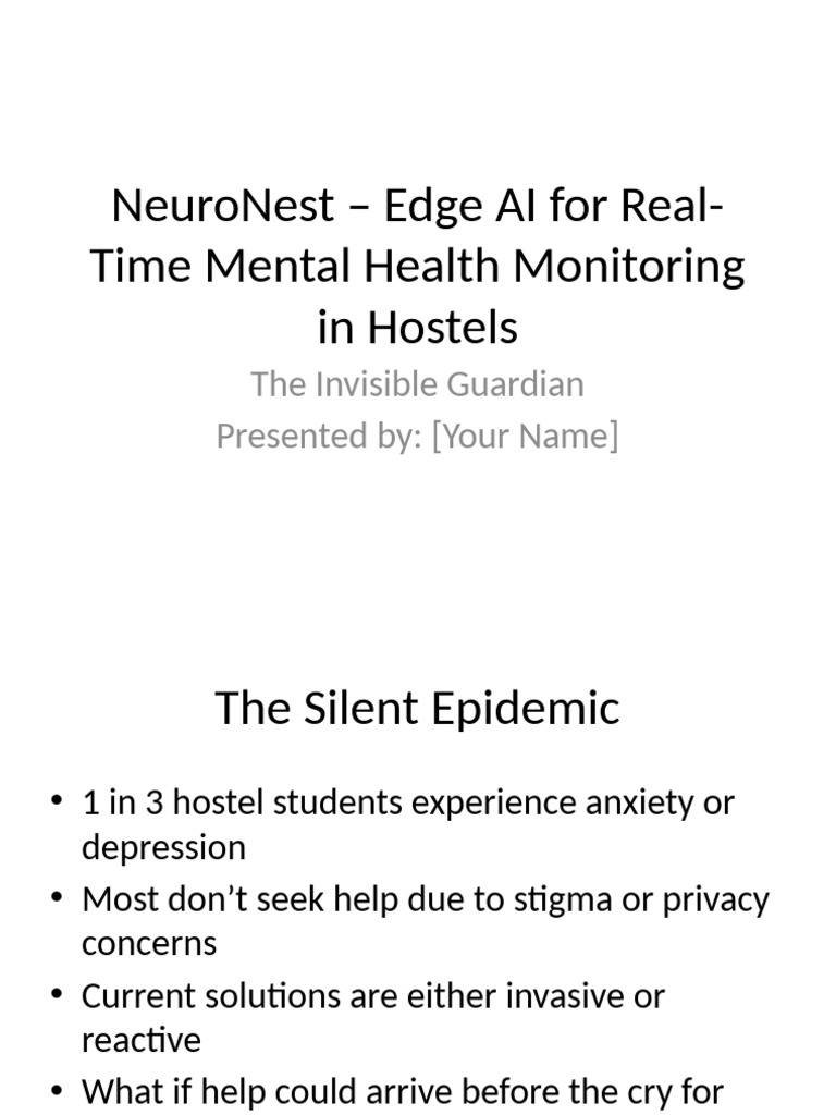 NeuroNest Idea Presentation | PDF