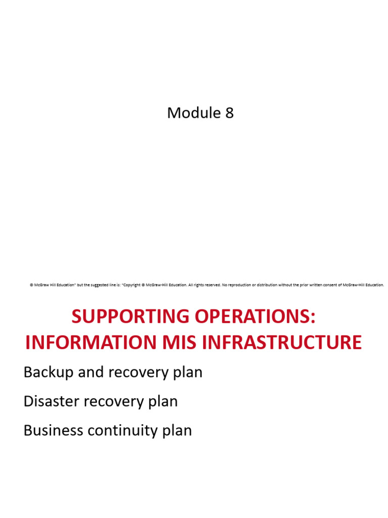 Module 8 - MIS Infrastructure and Development Strategies-1 | PDF ...