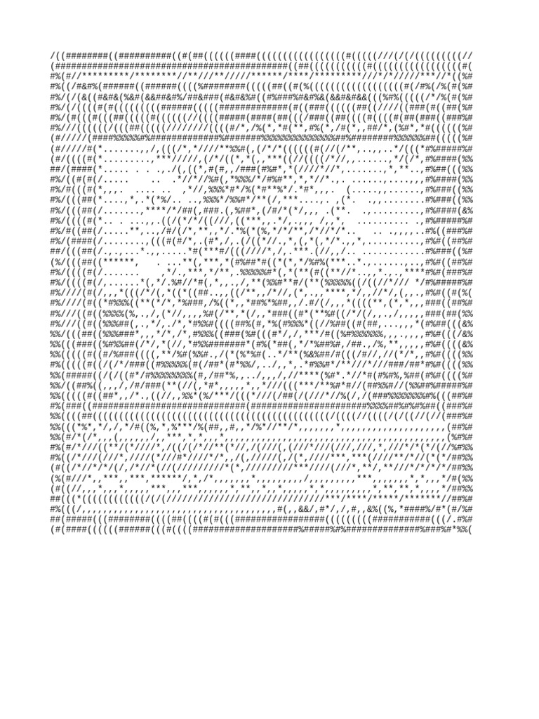 Ascii Art | PDF