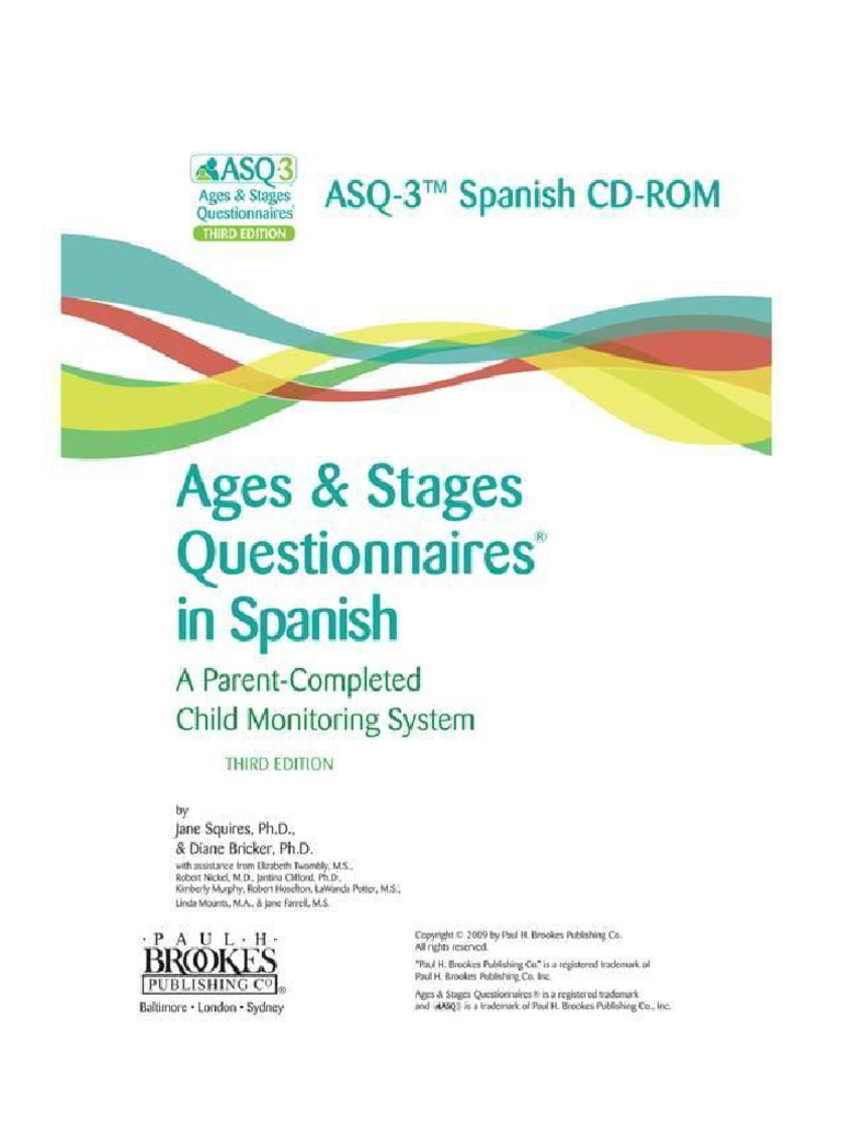 ASQ-3 Manual y Protocolo | PDF