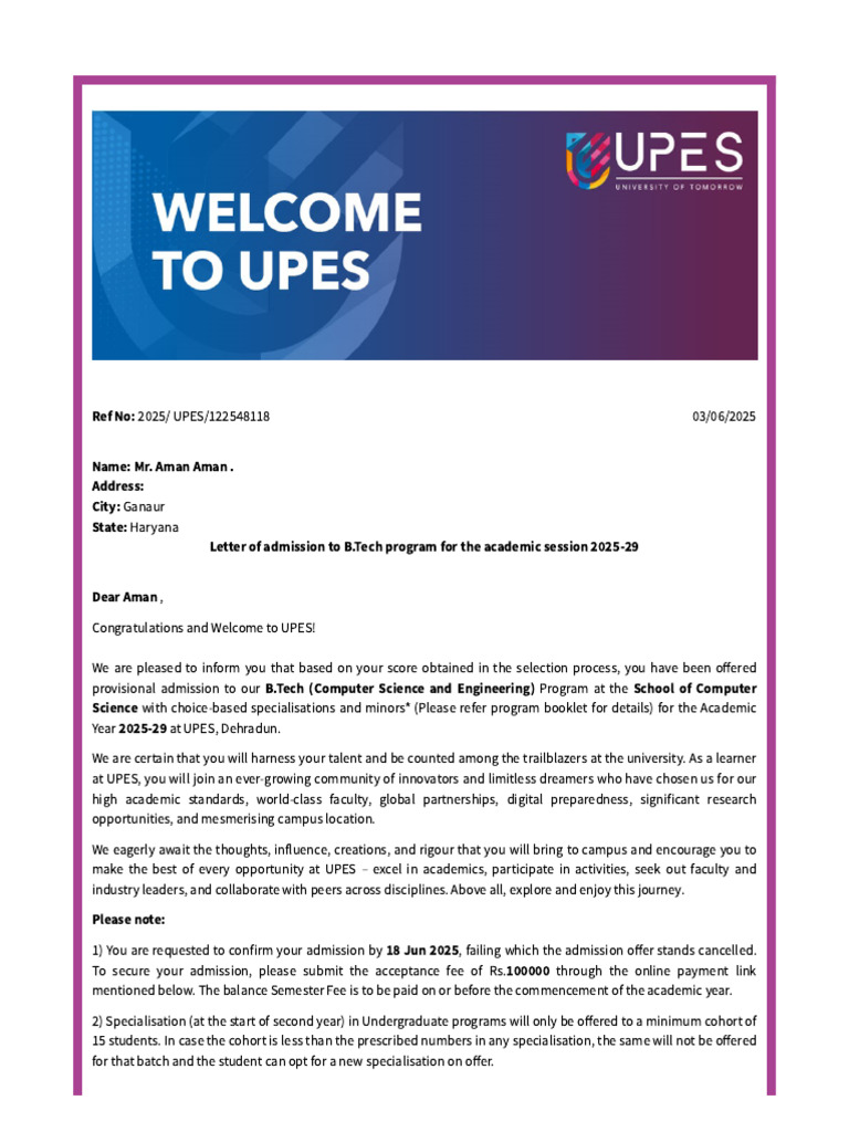 UPES Professional Certification Program in AI and Data Science Brochure ...