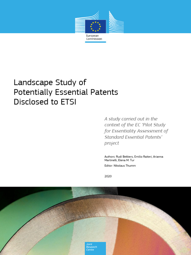 Jrc121411 Sep Landscape Final | PDF | Priority Right | Intellectual ...