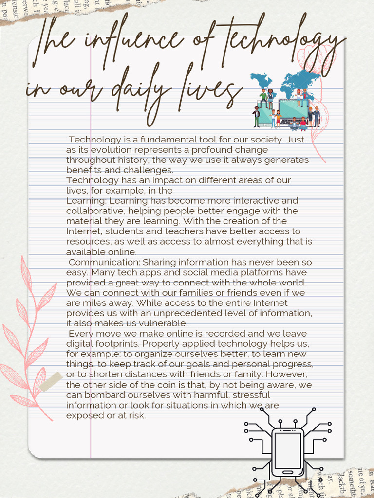 Technology in Our Daily Live | PDF | Internet | Learning