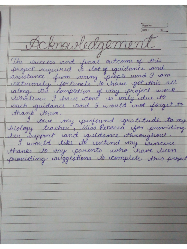 Biology Project Class 9 - 2025 - 2026 | PDF