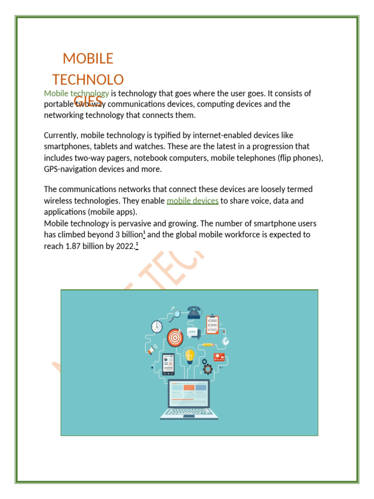 Understanding Mobile Technology Trends | PDF