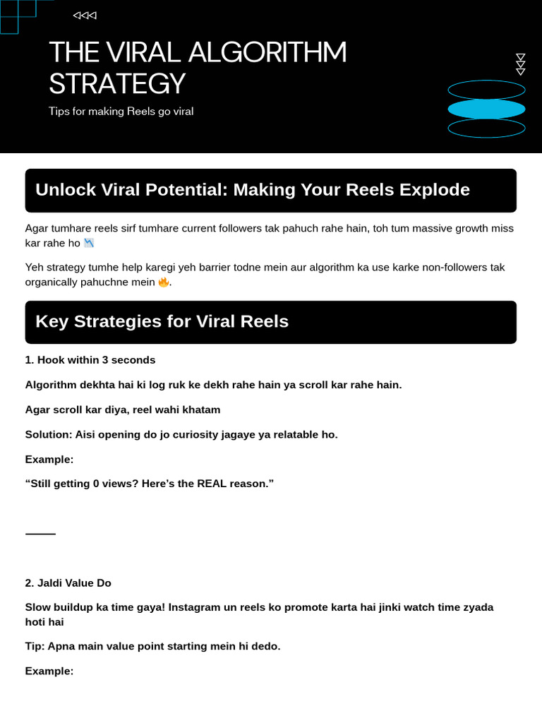 The Viral Algorithm Strategy ? | PDF | World Wide Web | Internet & Web