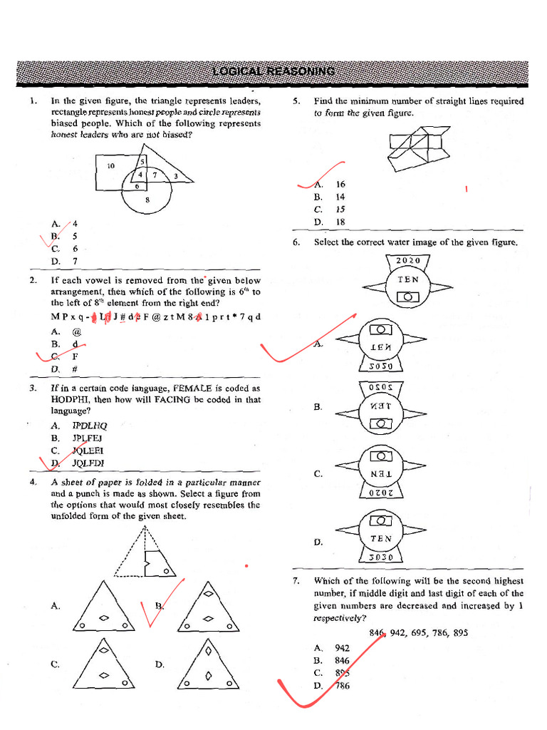 Grade-VII - IMO - Sample Paper - 5 - Level 2 | PDF