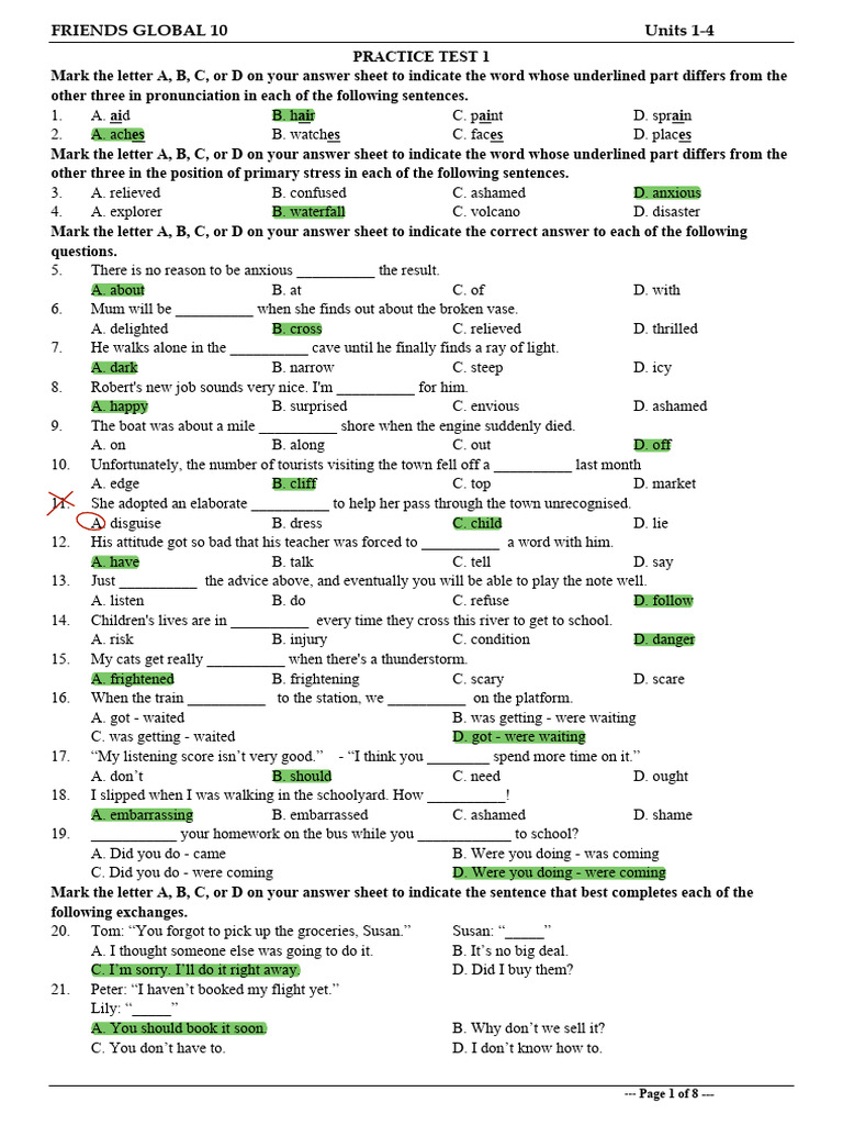 Grade 10 - Practice 1st Semester | PDF | Detective | Sherlock Holmes