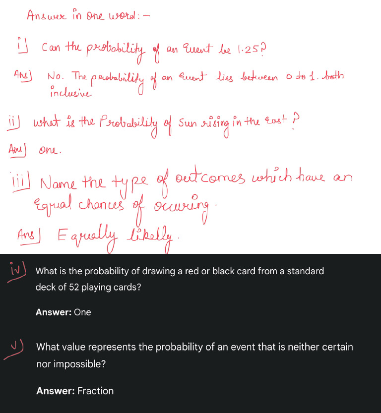 Answer in One Word | PDF