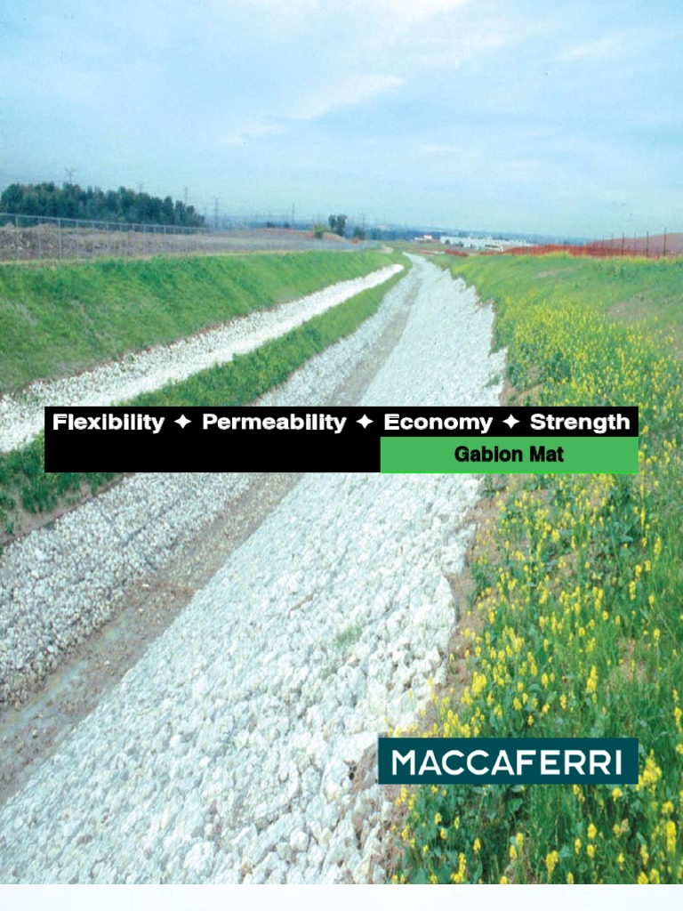 Maccaferri Gabion Mat Brochure | PDF | Civil Engineering | Nature