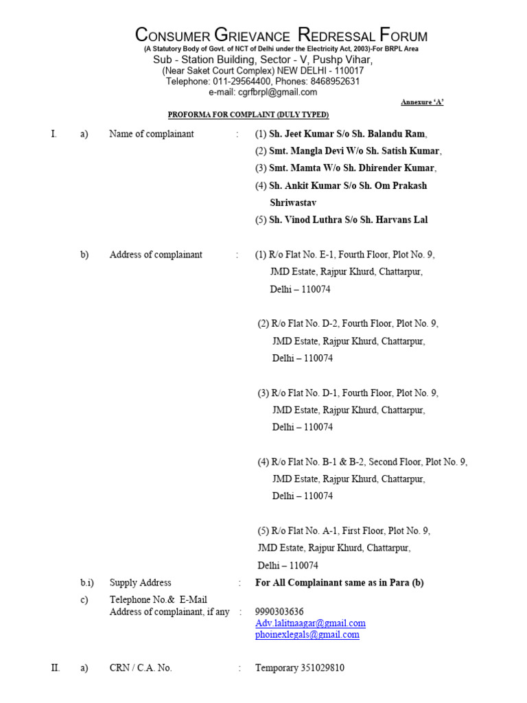 Bses Case Information Format Signed | PDF | Government | Access Control