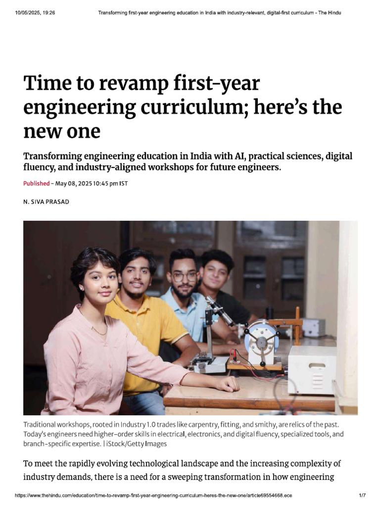 First Year Curriculum | PDF