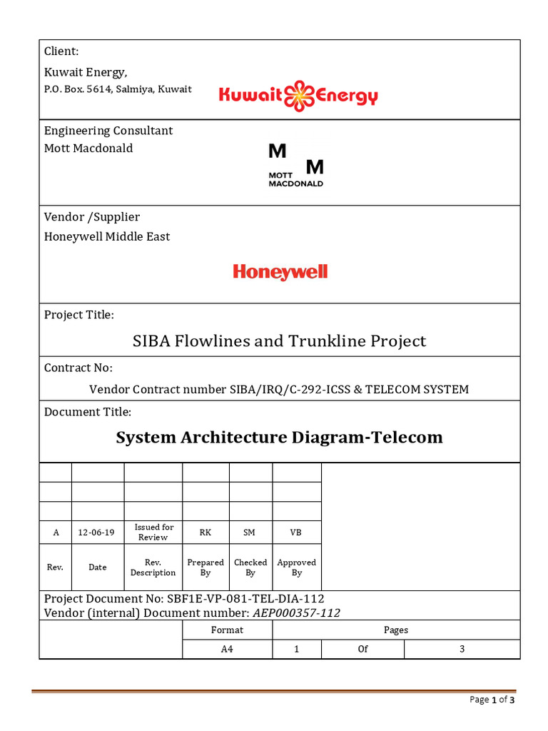 SBF1E VP 081 TEL DIA 112 Telecom System Architecture | PDF ...