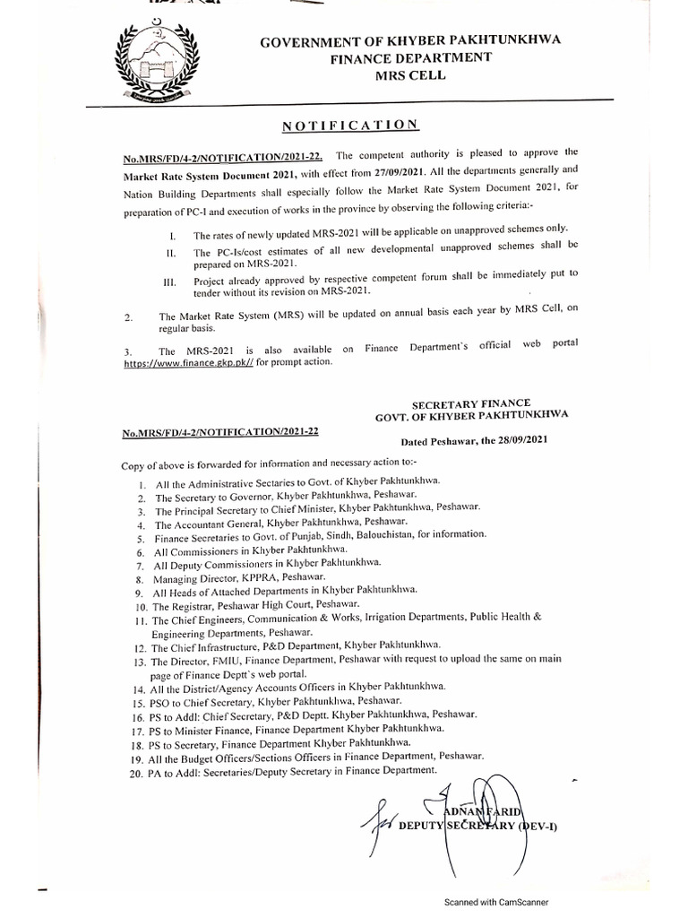 202109301632984225-Market Rate System Notification 2021 | PDF