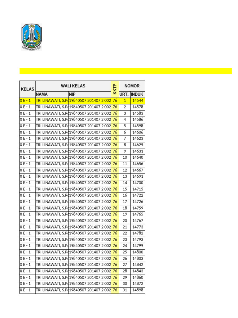 10 Form Nilai Dari Guru - Mapel | PDF