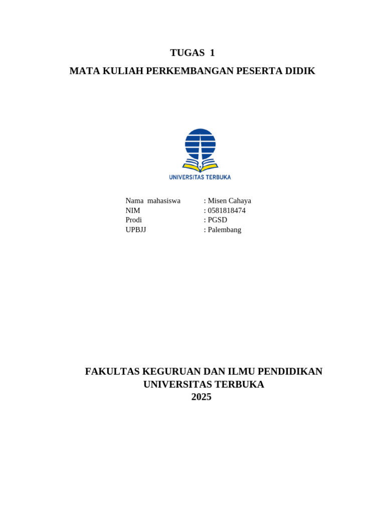 Format Tugas 1 | PDF