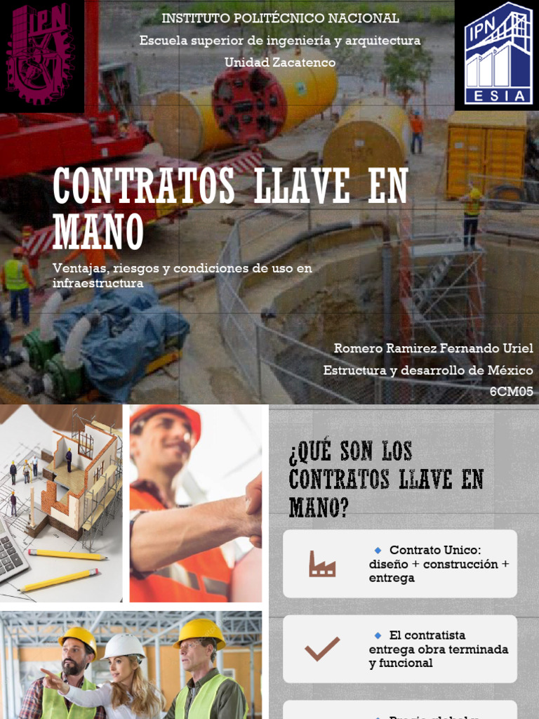 Presentacion Extendida Contratos Llave en Mano | PDF | Diseño