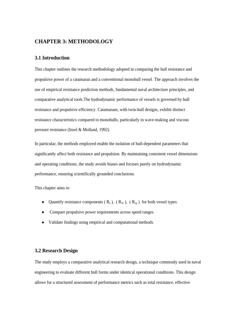 Catamaran vs. Monohull: Resistance Analysis | PDF | Drag (Physics ...