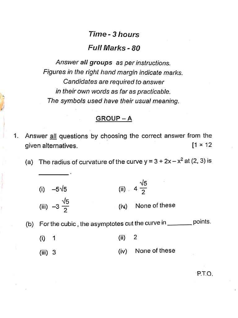 Math GE 1st Sem Selections | PDF