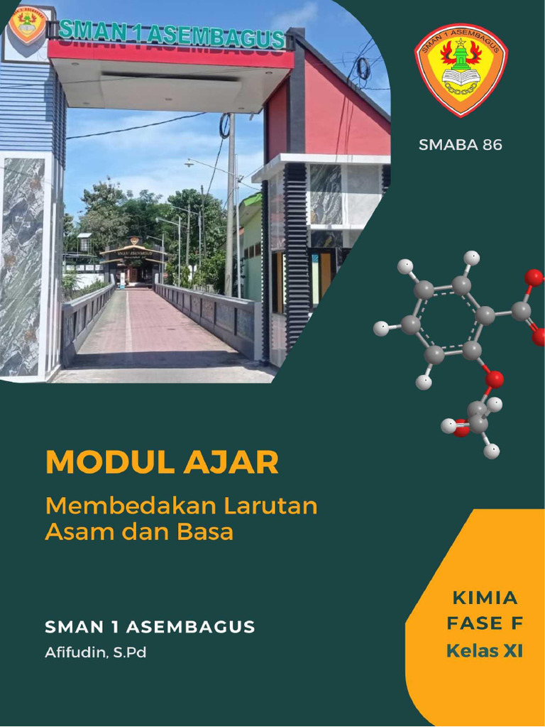 Modul Ajar Kimia - Membedakan Larutan Asam Dan Basa - Fase F - 6zmzqK0JQl | PDF