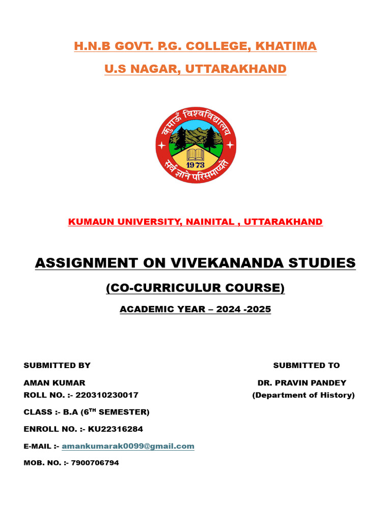 Front Page Format Uni1versal-1 | PDF