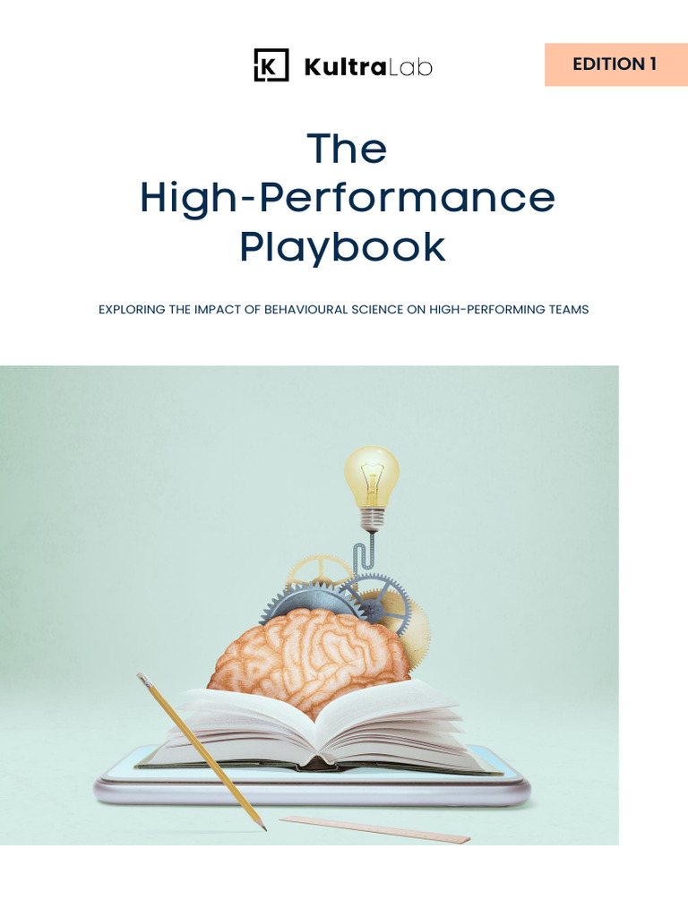 The High-Performance Playbook - Edition 1 | PDF | Behavior | Motivation
