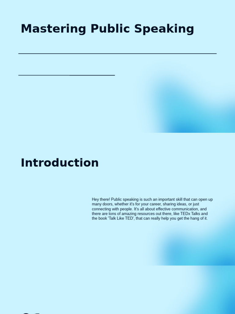 Mastering Public Speaking Skills | PDF | Nonverbal Communication ...