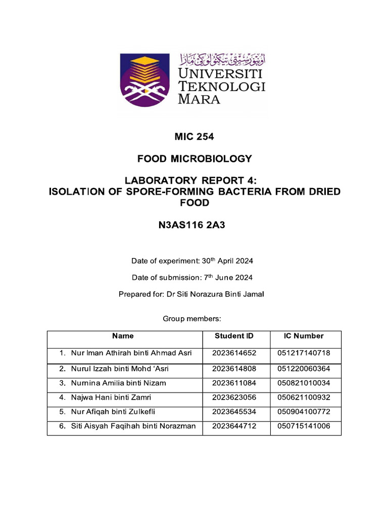 Lab Report Mic254 (Experiment 4) | PDF